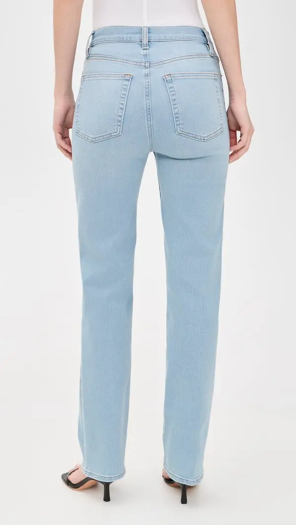FRAME Le Sleek Straight Long Jeans - Hush