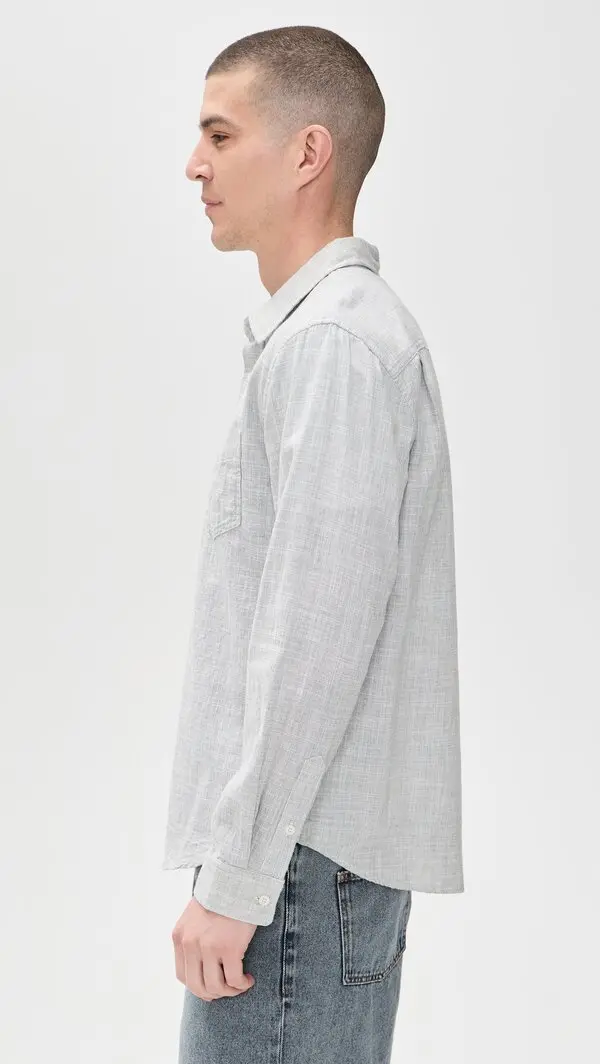 Rails Wyatt Shirt - Platinum Etch