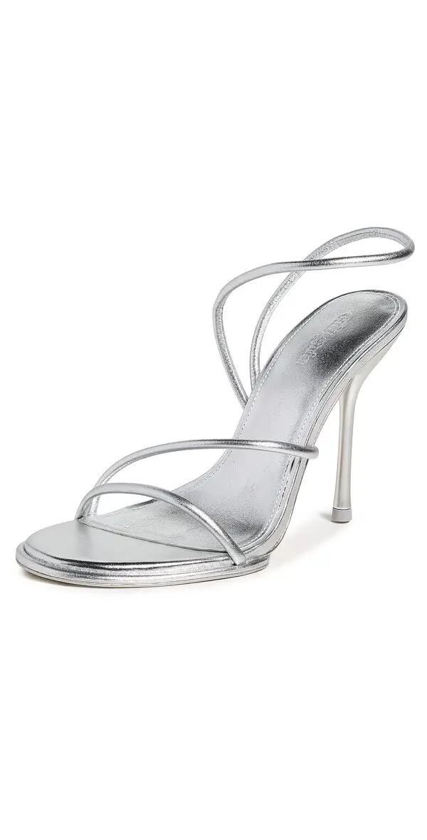 Cult Gaia Candace High Heel Sandals - Silver