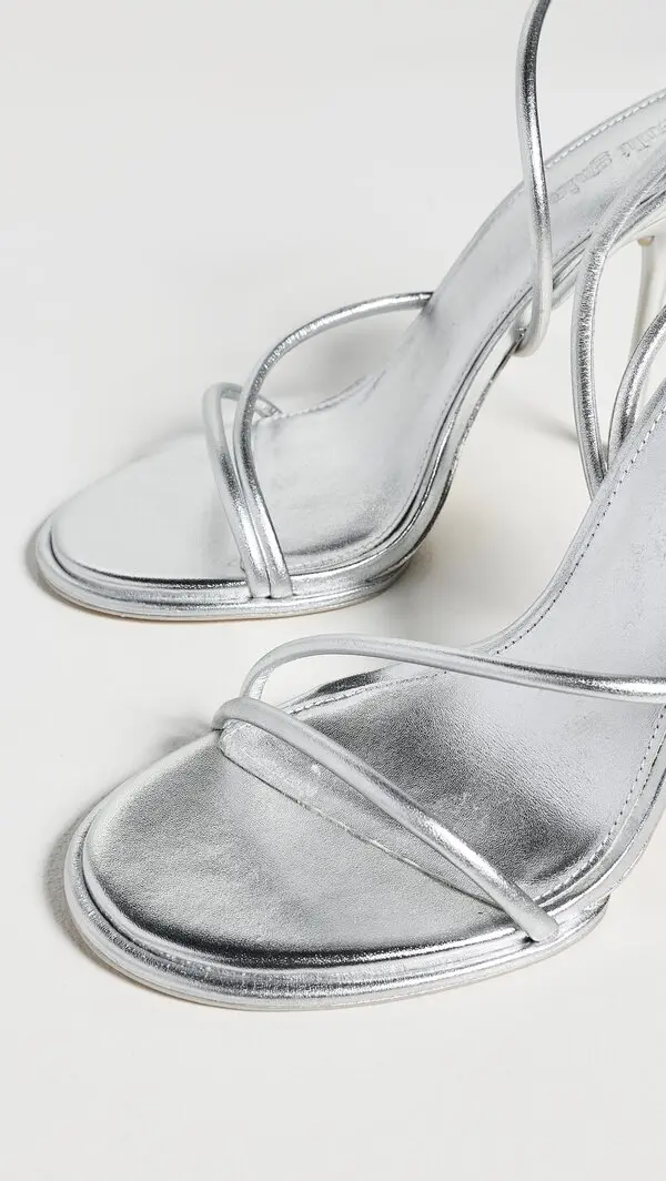 Cult Gaia Candace High Heel Sandals - Silver