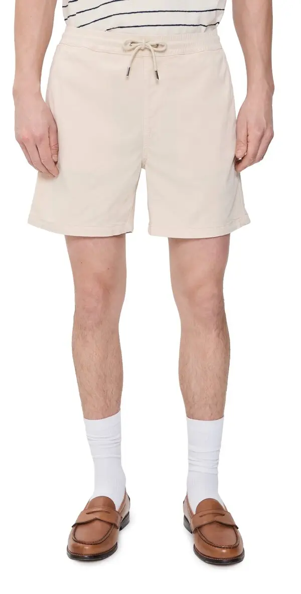 Nn07 Gregor Pull-on Stretch Twill Shorts - Ivory
