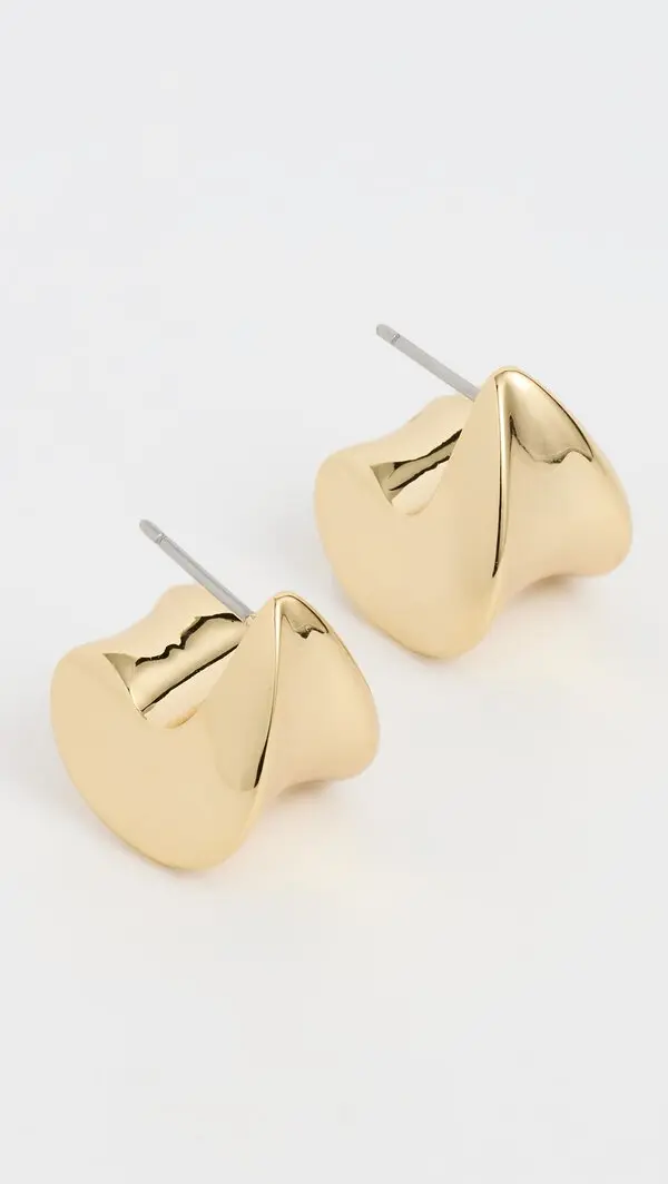 Jenny Bird Paige Puffs Stud Earrings - Gold