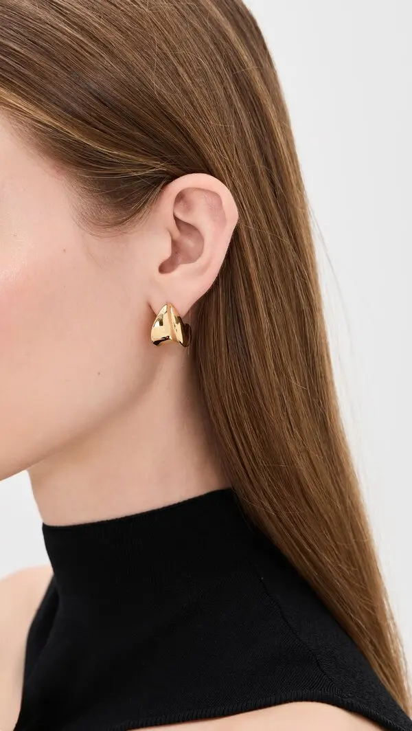 Jenny Bird Paige Puffs Stud Earrings - Gold