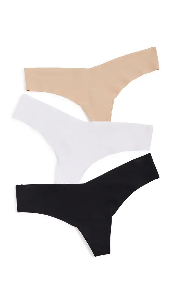 Commando Cotton Thong Panties 3 Pack