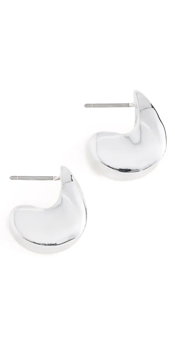 Jenny Bird Paige Puff Earrings - Silver