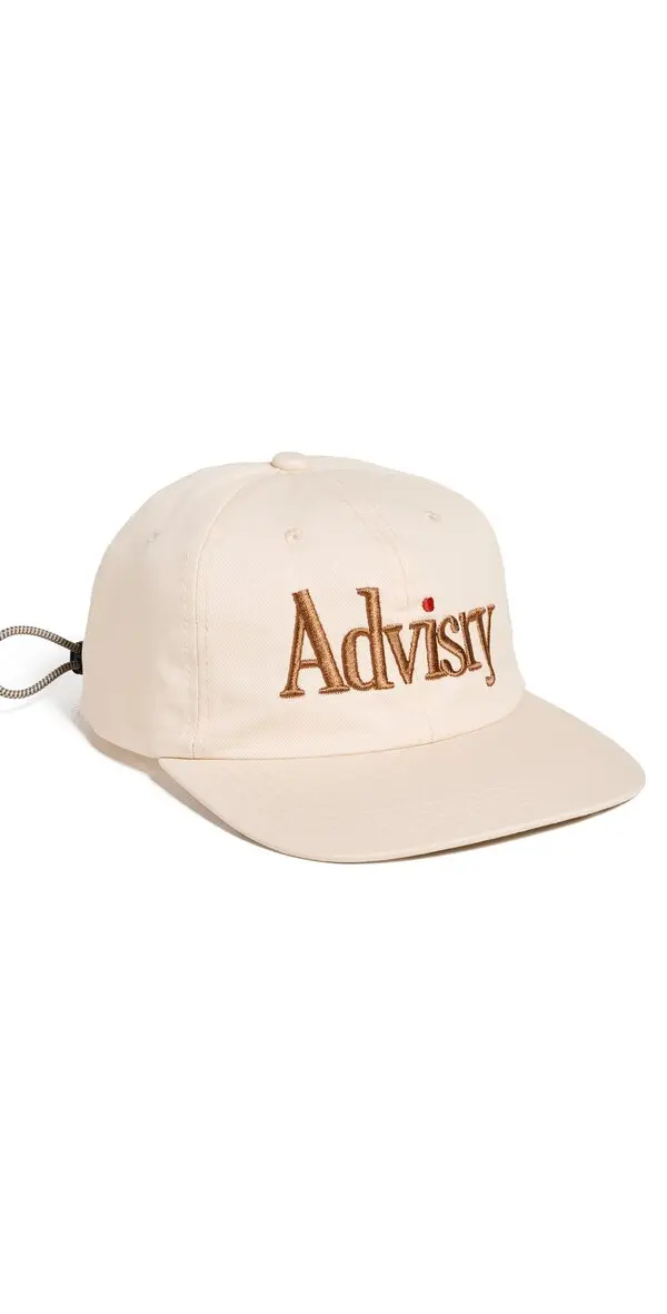 ADVISRY Dot Logo Cap - White