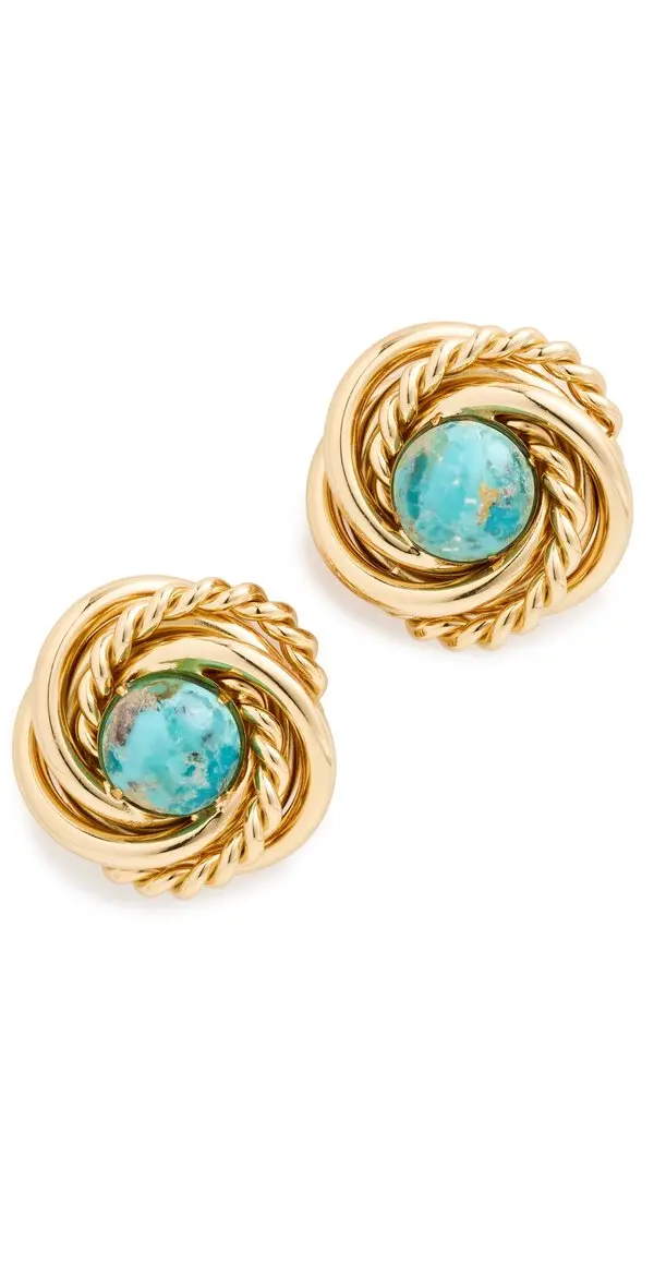 Gas Bijoux Aatika Earrings - Turquoise