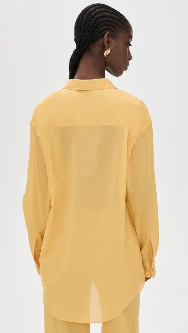 Eterne Lucien Button Down Shirt - Saffron