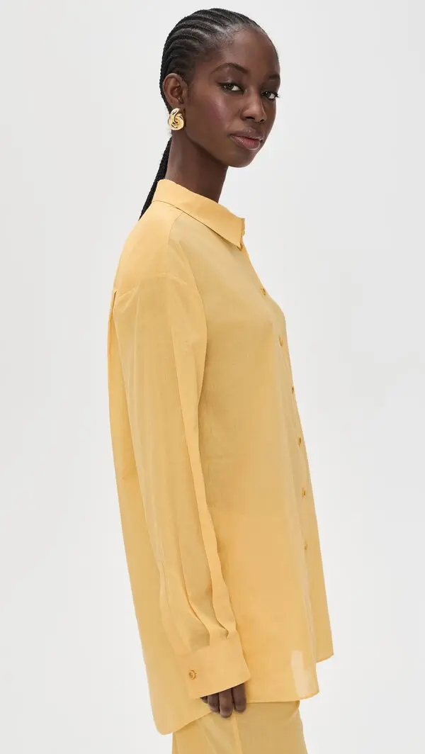 Eterne Lucien Button Down Shirt - Saffron
