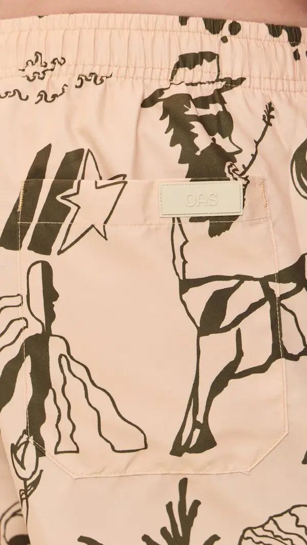 Oas Printed Swim Shorts