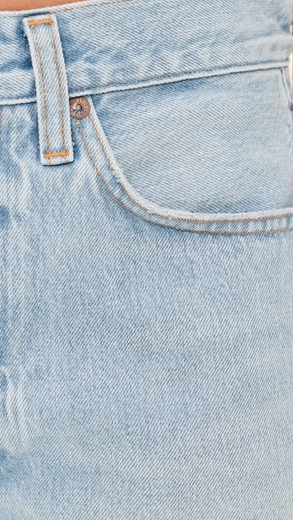 AGOLDE Loose Fit Vintage Denim Shorts