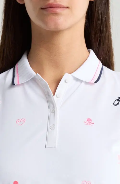 G/fore Embroidered Piqué Golf Polo