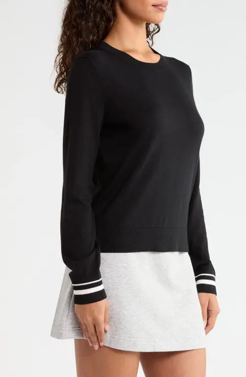 G/fore Cotton Blend Golf Sweater - Onyx