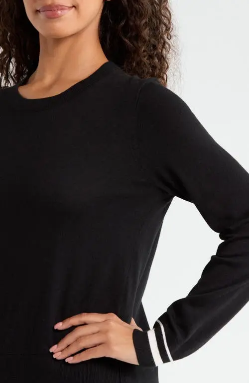 G/fore Cotton Blend Golf Sweater - Onyx