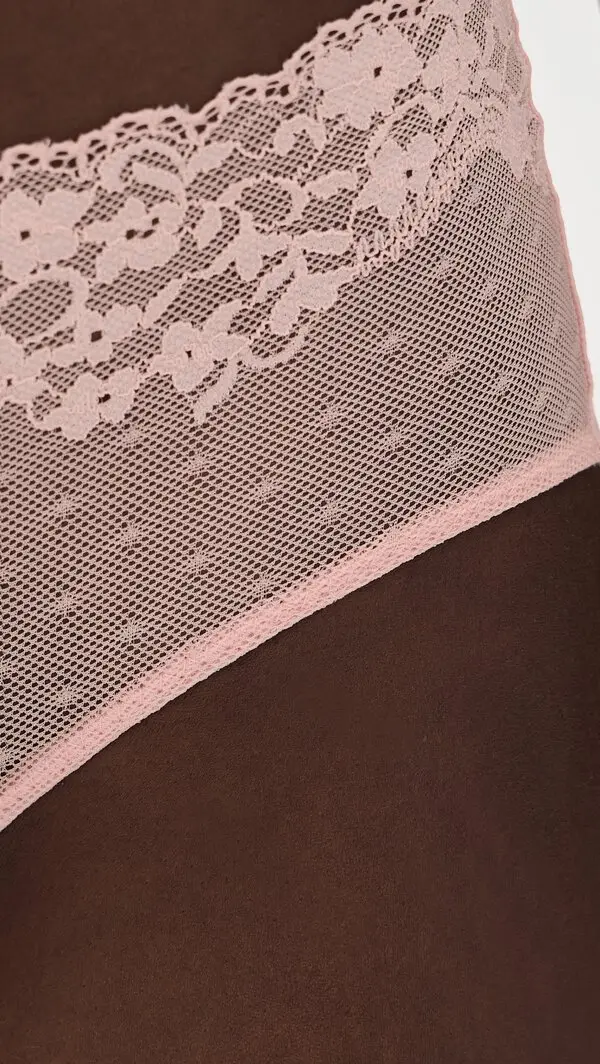 Commando Double Take Lace Bikini - Blush