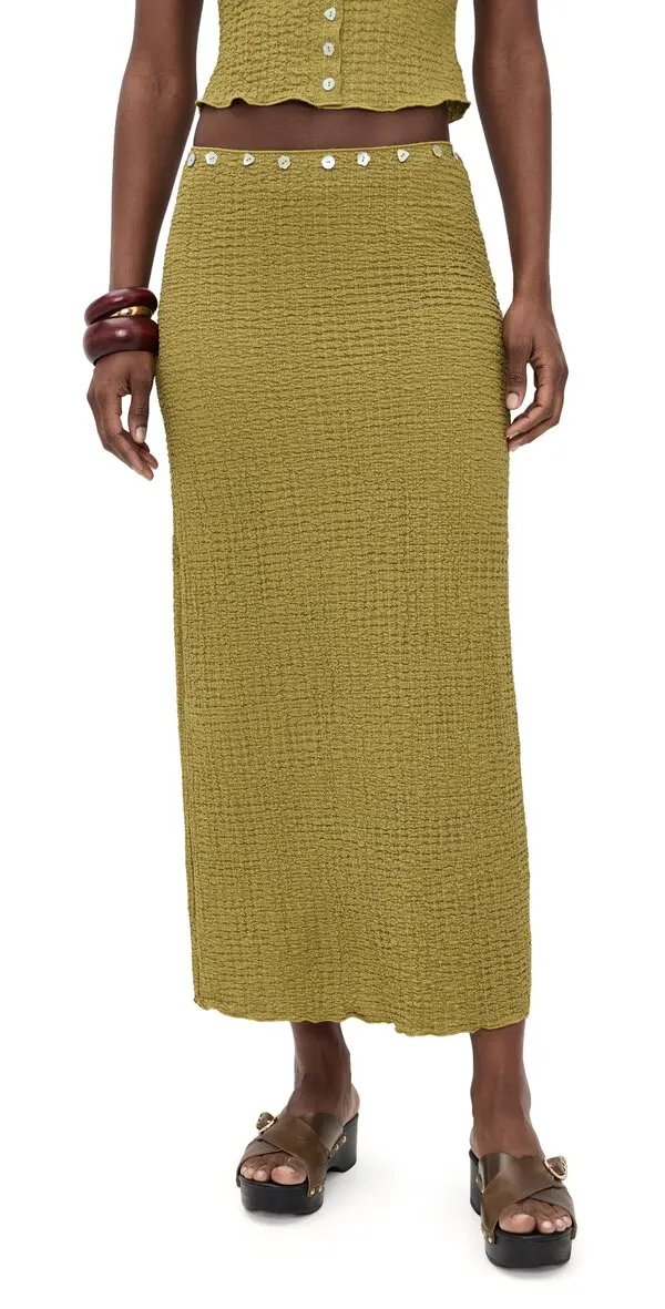 LISA SAYS GAH Sammy Skirt - Olive