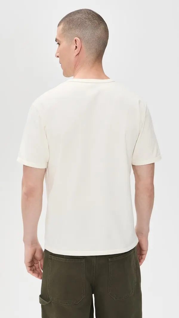 KNICKERBOCKER Big League Heavyweight T-shirt - Milk