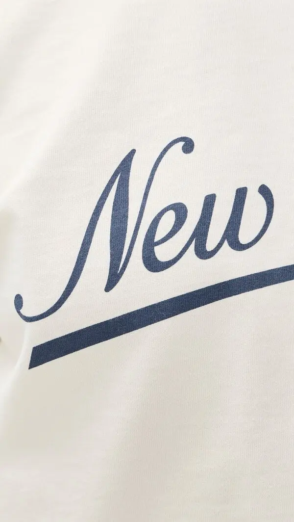 KNICKERBOCKER Big League Heavyweight T-shirt - Milk