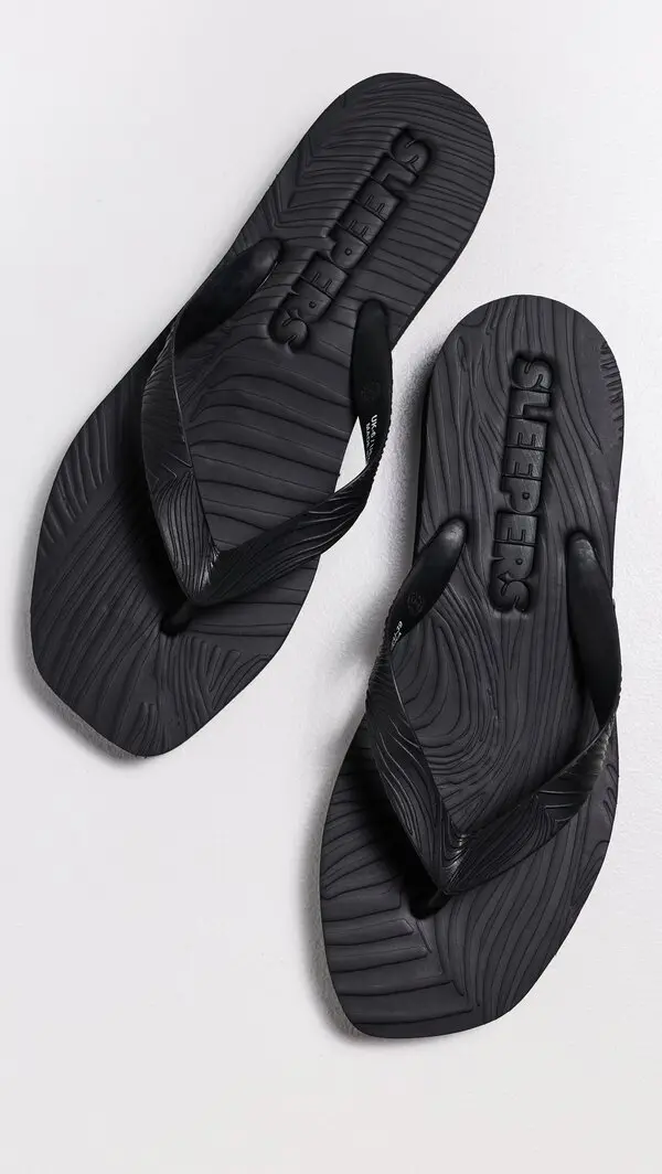 VELOUR Platform Flip Flops