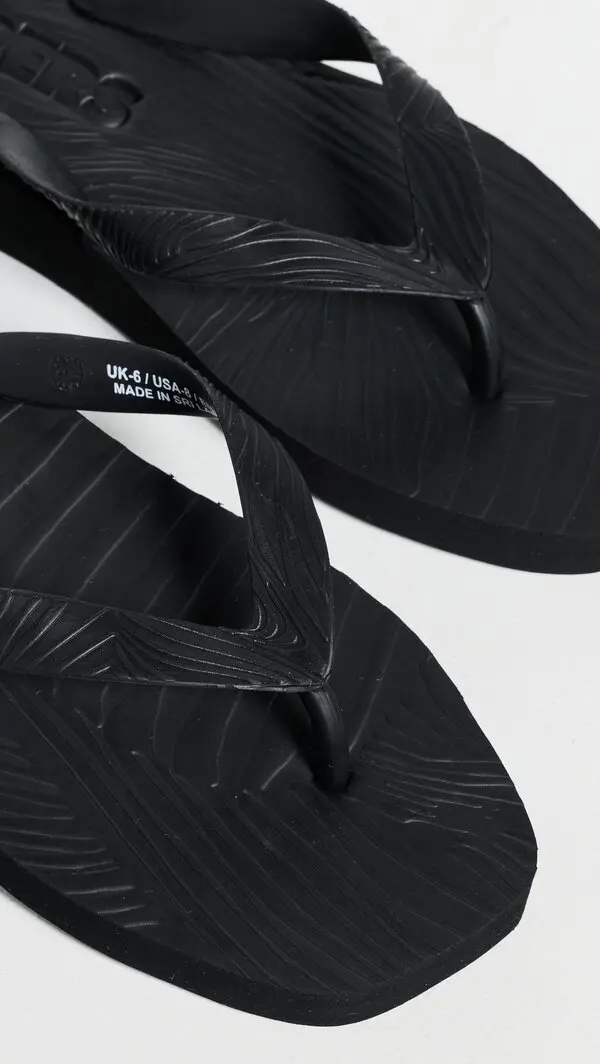 VELOUR Platform Flip Flops