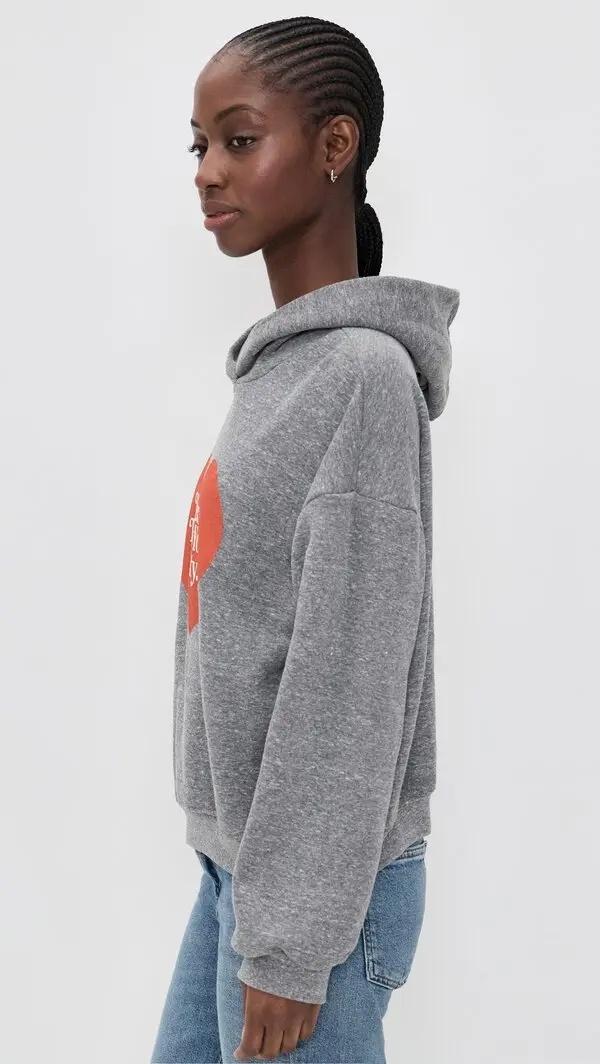 SUNNY SOMEWHERE Graphic Heart Hoodie