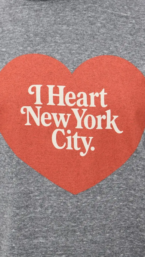 SUNNY SOMEWHERE Graphic Heart Hoodie