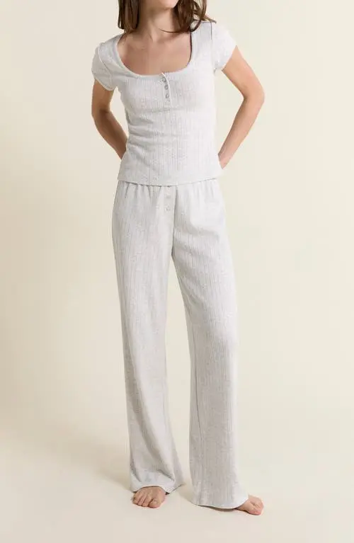 ETAM Katell Pointelle Cotton Pajama Pants