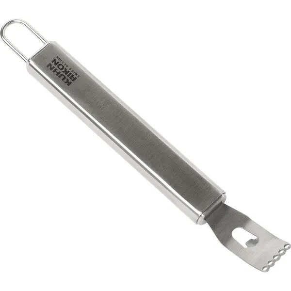 KUHN RIKON Essential Zester With Ultra-sharp Stainless Steel Blade For Citrus - Silver
