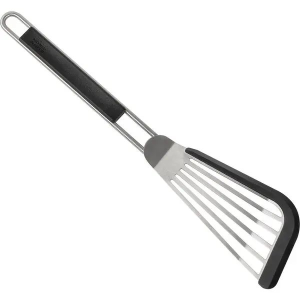 KUHN RIKON Essential Soft Edge Turner Spatula With Flexible Silicone Blade - Black