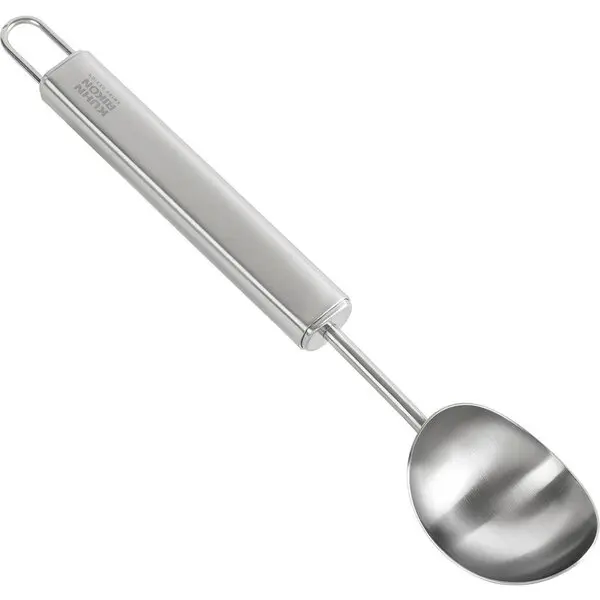 KUHN RIKON Stainless Steel Essential Ice Cream Scoop With Long Handle - Silver