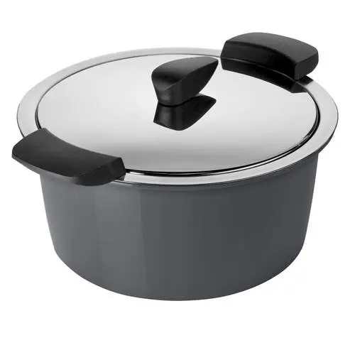 KUHN RIKON Hotpan Stainless Steel Cooking Pot With Insulated Bowl - Gray