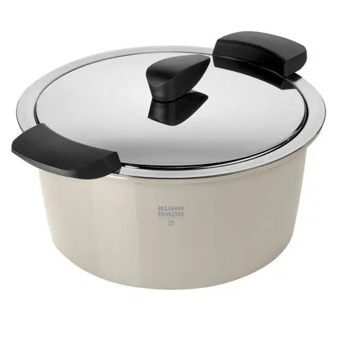 KUHN RIKON Hotpan Stainless Steel Cooking Pot With Insulated Bowl - Sand