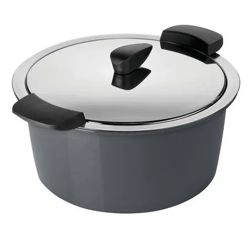 KUHN RIKON Hotpan Stainless Steel Cooking Pot With Insulated Bowl - Gray