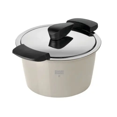 KUHN RIKON Hotpan Stainless Steel Cooking Pot With Insulated Bowl - Sand