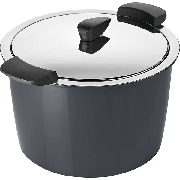 KUHN RIKON Hotpan Stainless Steel Cooking Pot With Insulated Bowl - Gray