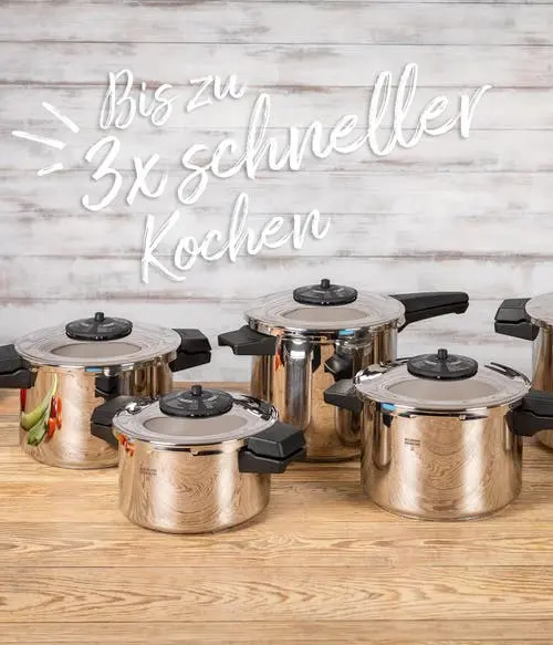 KUHN RIKON Duromatic Classic Neo Long Handle Stovetop Pressure Cooker