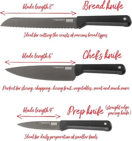 KUHN RIKON Iced Chef's Knife 6.3-inch