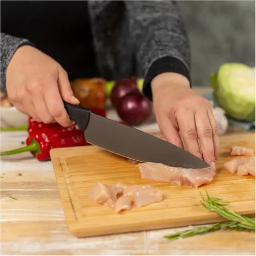 KUHN RIKON Iced 3 Piece Knife Set, Paring, Chef, Bread