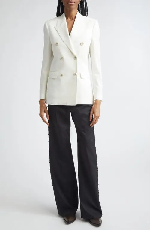 GOLDEN GOOSE Journey Double Breasted Blazer - Arctic Wolf