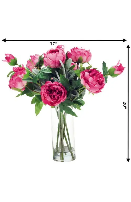MARK ROBERTS Luscious Peony Vase - Rose