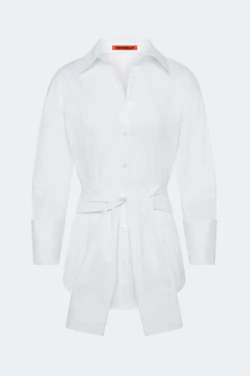 SIMONMILLER Inna Poplin Top - Macadamia