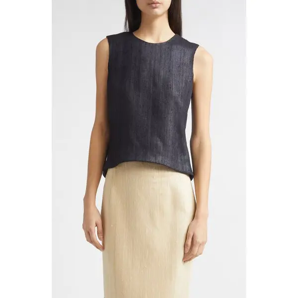 Partow Nami Sleeveless Silk-blend Shell