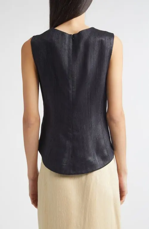 Partow Nami Sleeveless Silk-blend Shell