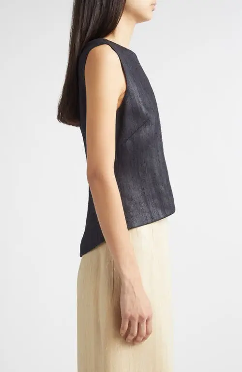 Partow Nami Sleeveless Silk-blend Shell