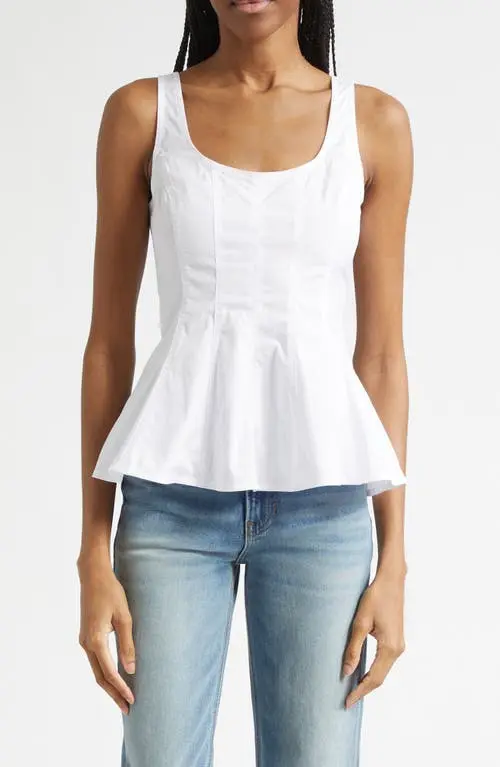 Veronica Beard Charlie Peplum Tank
