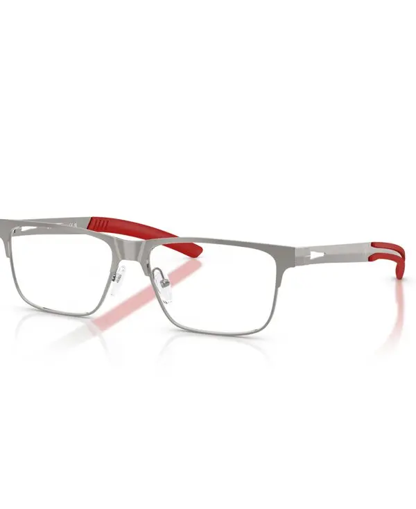 SCUDERIA FERRARI Rectangle Eyeglasses - Gunmetal Matte