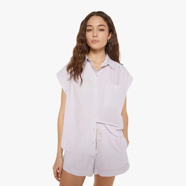 Xirena Lexi Sleeveless Shirt - Grey