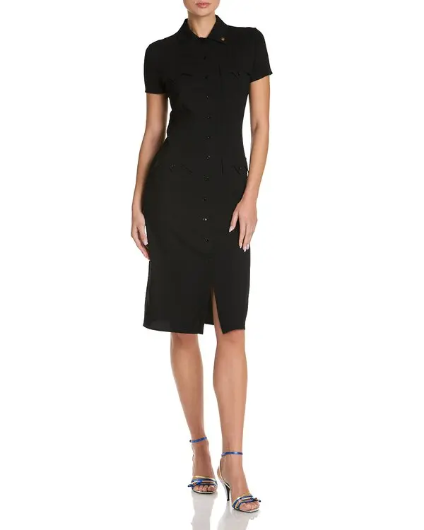 Versace Georgette Shirt Dress