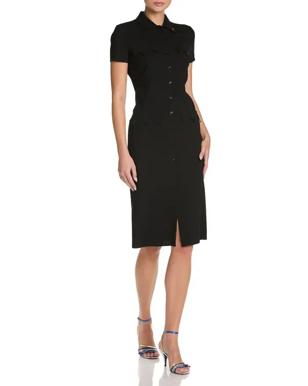 Versace Georgette Shirt Dress