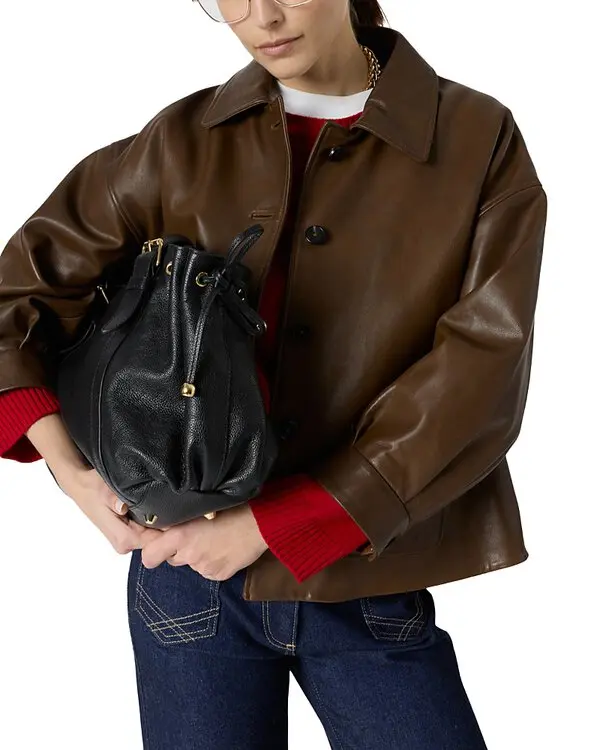 Gerard Darel Tinae Leather Jacket